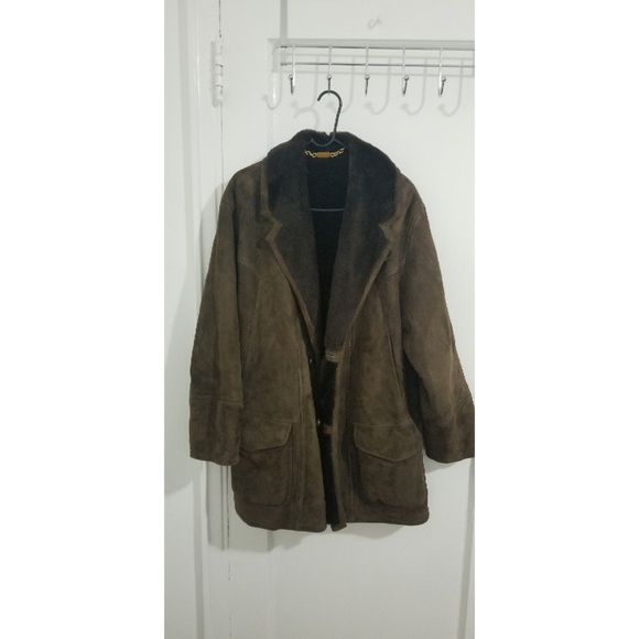 LAPS | Jackets & Coats | Sale Suede Shearling Coat | Poshmark